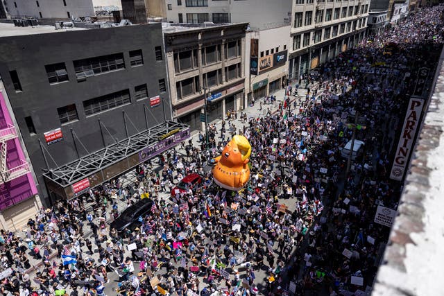 Trump insists ‘I’m no King’ as thousands of ‘No Kings’ protests set to ...
