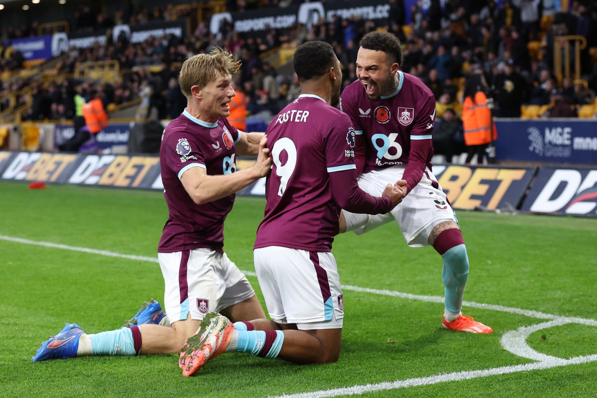 Lyle Foster nets dramatic late winner as Burnley edge sorry Wolves ...