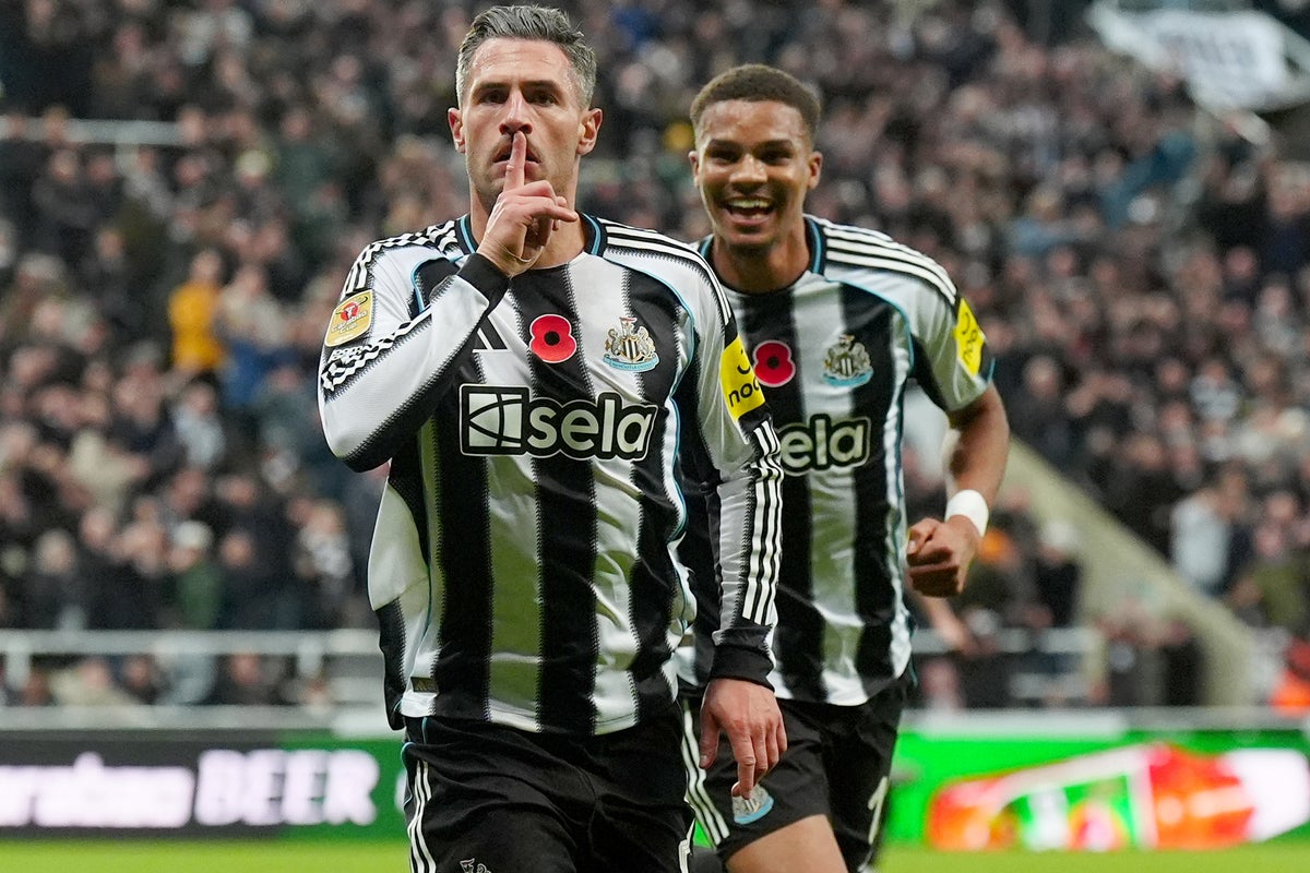 Newcastle reach Carabao Cup quarter-finals for fourth consecutive year ...