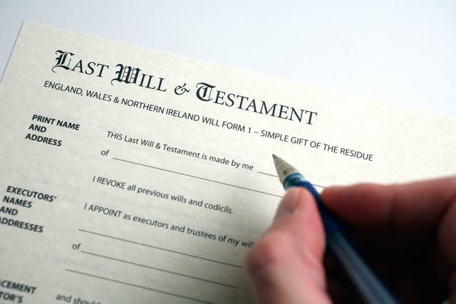 How early should you write a will? | The Independent