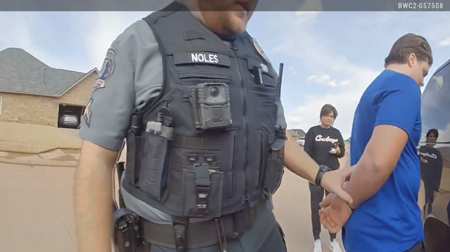 Moment teen is cuffed in violent sexual assault case that ended with ...