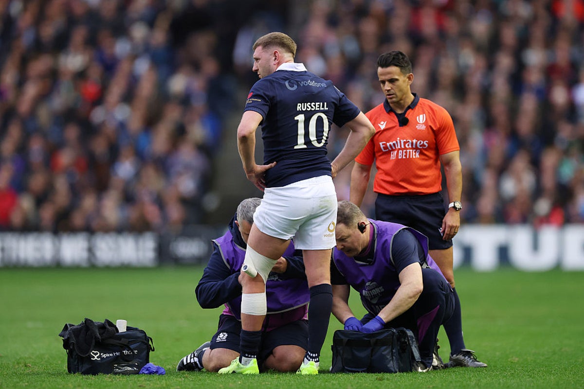 Finn Russell to be assessed ahead of Scotland’s final Test against ...