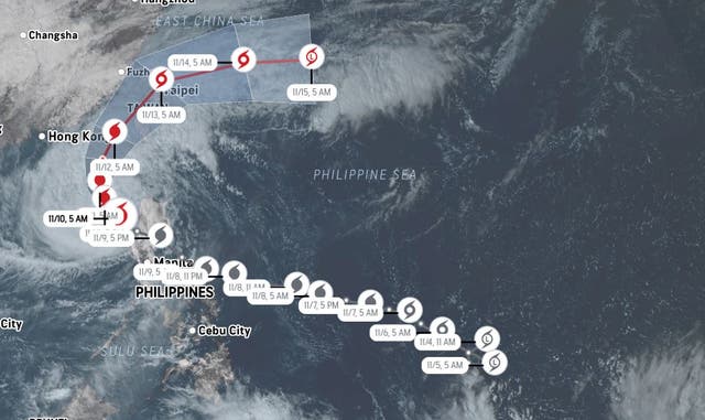 Taiwan evacuates thousands ahead of tropical storm Fung-wong after ...