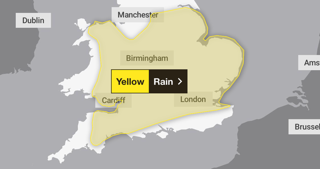 Met Office issues more weather warnings as Britons brace for heavy rain ...