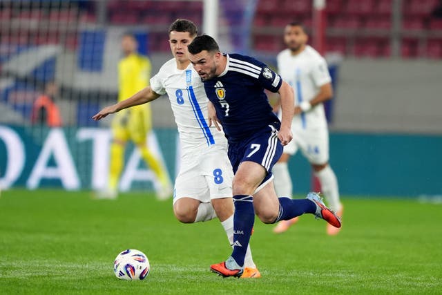Scotland beaten by Greece but Belarus stun Denmark to keep World Cup ...
