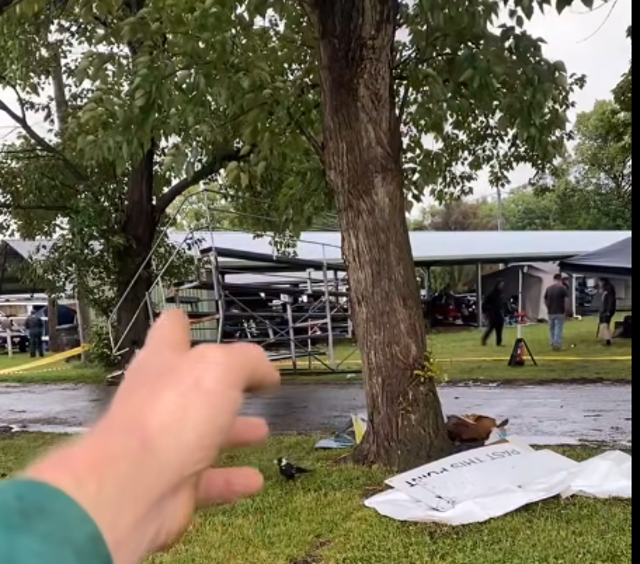 At least 13 injured in ‘freak accident’ after demolition derby car ...