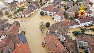 Two dead as horror floods cause mudslide in Italy and turn roads into ...