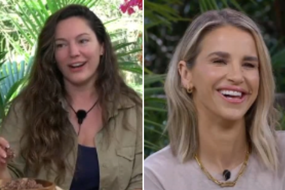 Awkward moment I’m A Celebrity’s Kelly Brook and Vogue Williams reunite ...