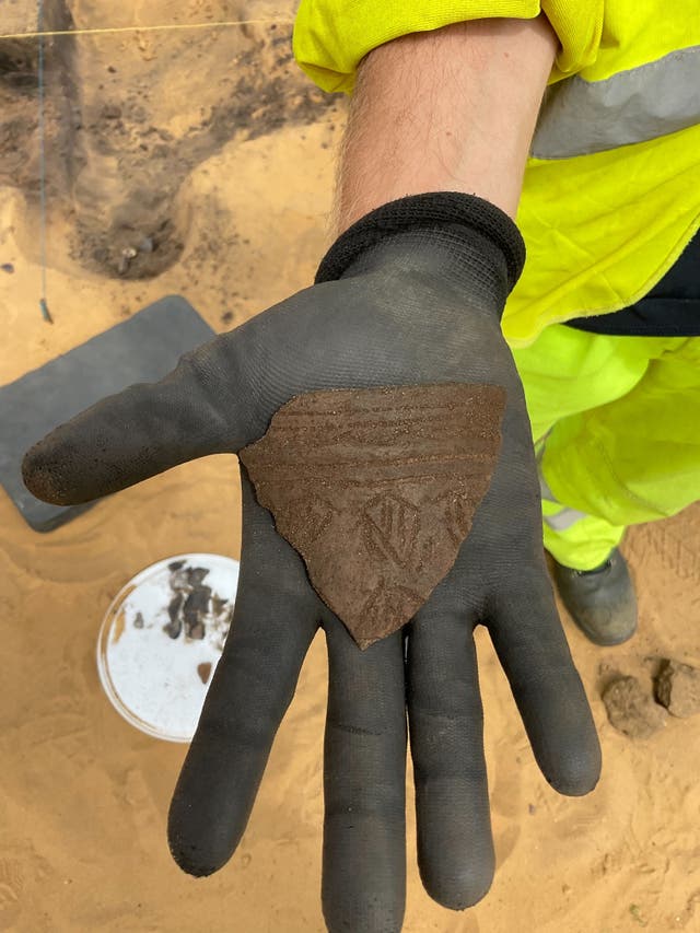 Previously unknown early medieval settlement unearthed during work on ...