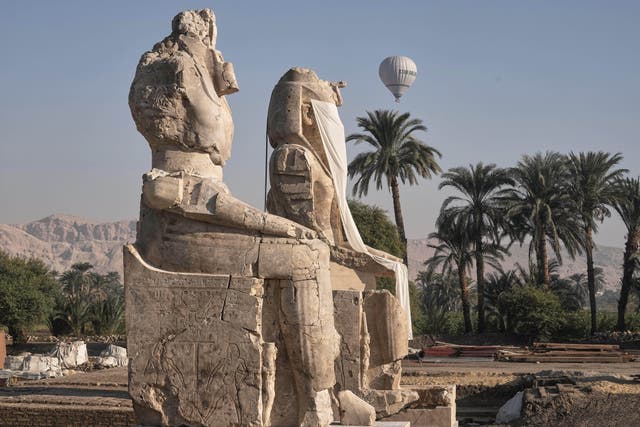 Egypt reveals its new tourist attraction – huge restored colossal ...