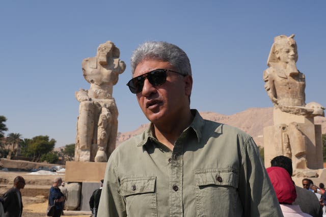 Egypt reveals its new tourist attraction – huge restored colossal ...