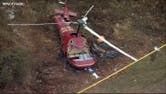 Moment helicopter spirals down in sky after deadly collision | The ...