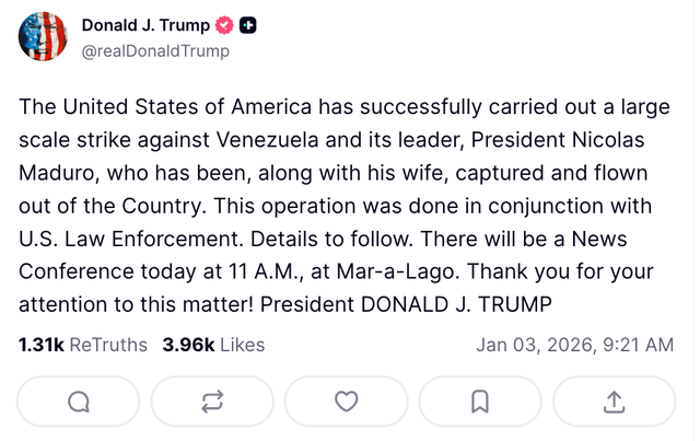 Why did Donald Trump attack Venezuela? | The Independent