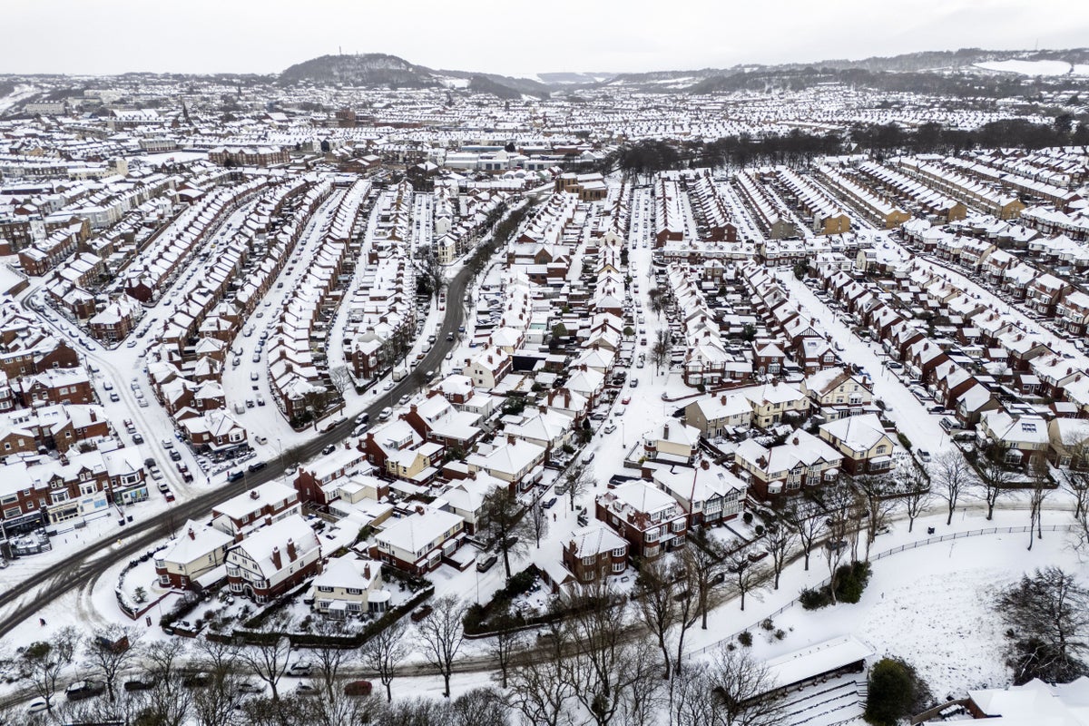 Met Office records coldest night of winter so far as snow and ice grip ...