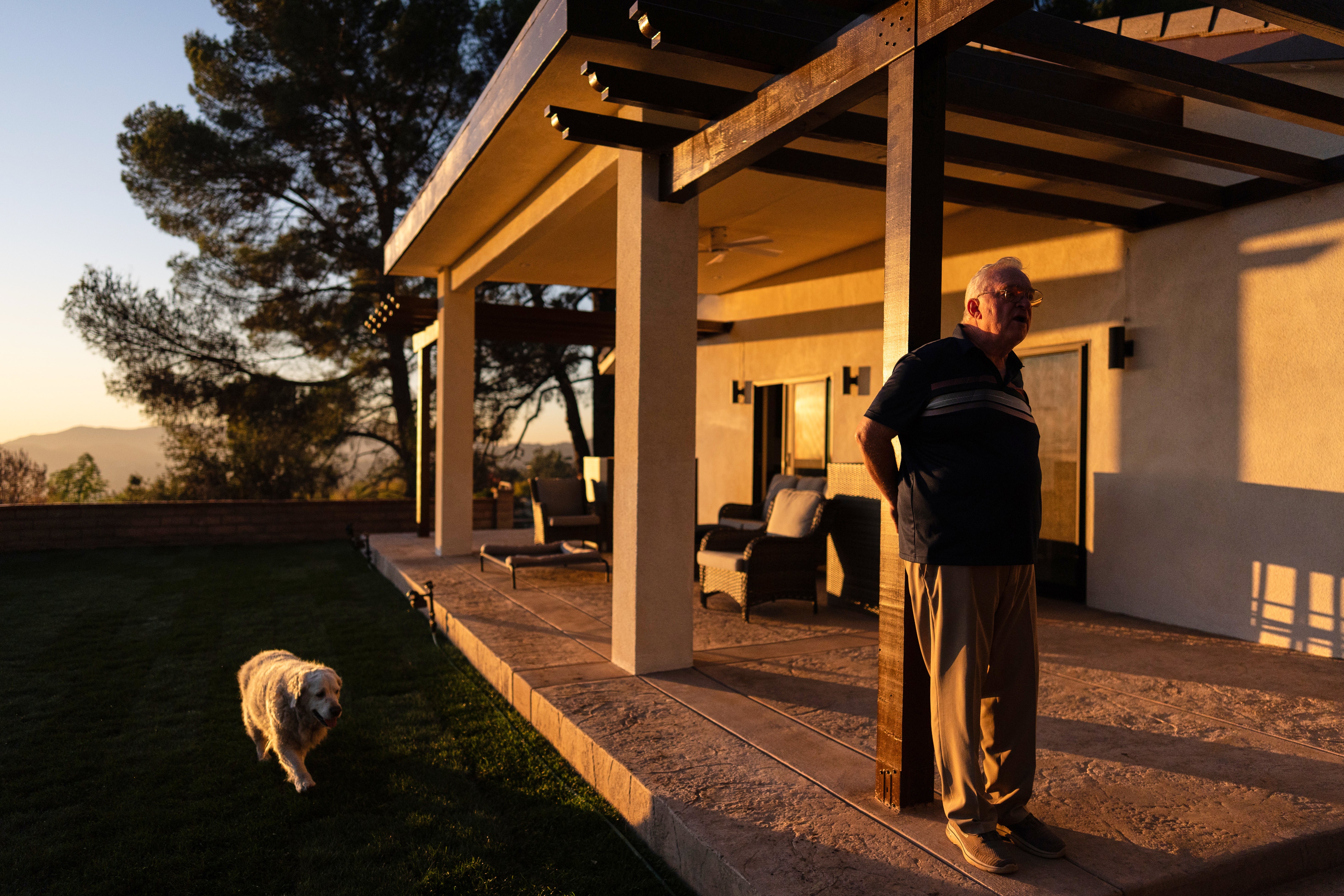 LA fire victim and his dog are finally home after fleeing wildfires ...