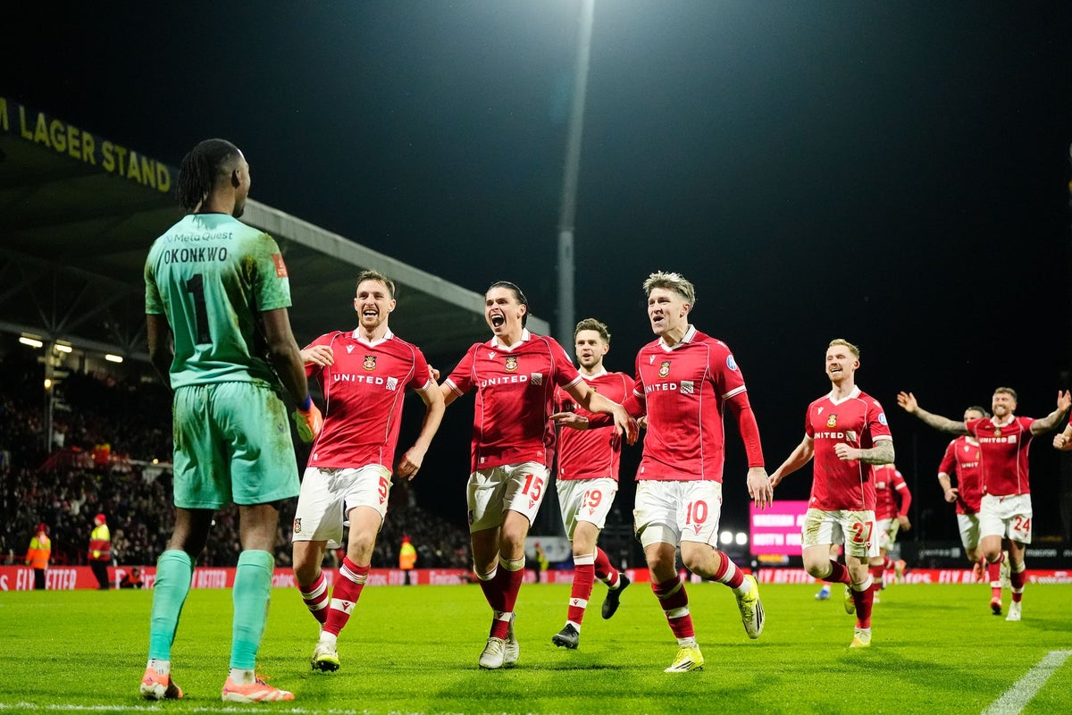 Wrexham beat Premier League side on penalties to cause major FA Cup ...