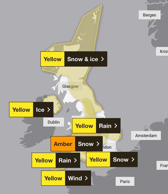 Full list of UK schools closed today as Storm Goretti continues to ...