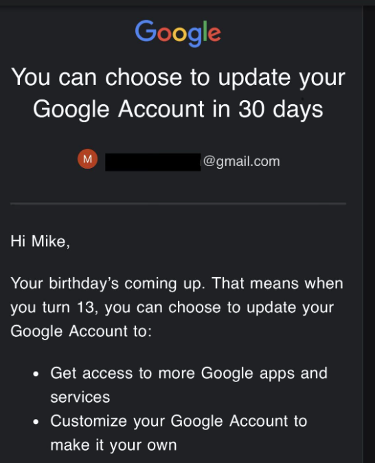 Google accused of ‘grooming’ 13-year-old by telling…