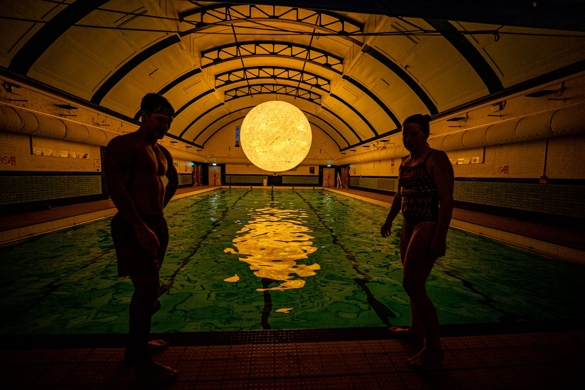 Immersive Sun installation lights up Bristol swimming…