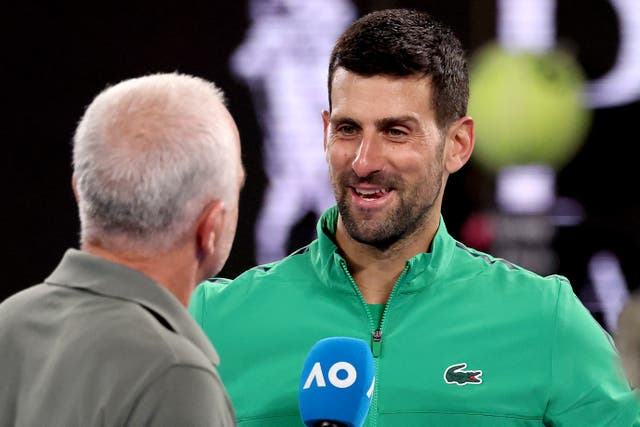 Novak Djokovic v Pedro Martinez live: Australian Open latest score ...