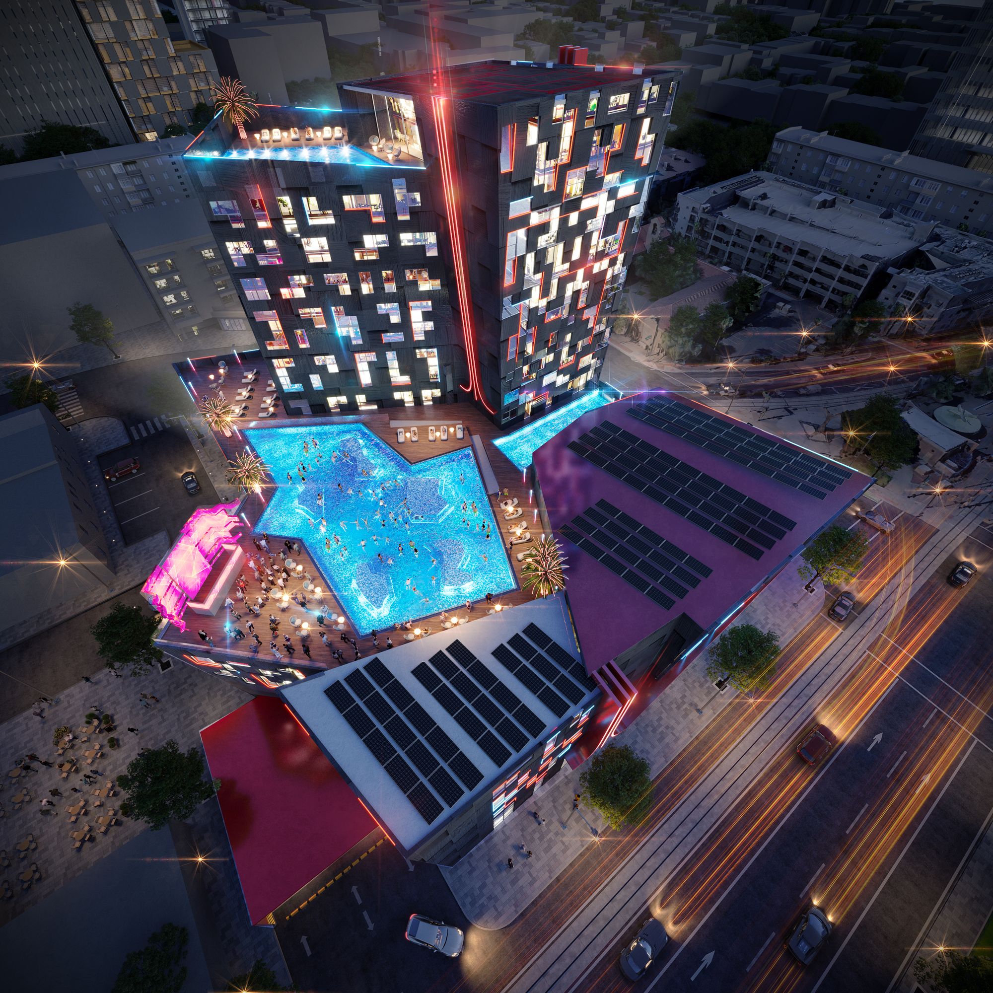 Atari reveals designs for video-game-themed hotel in Phoenix | The ...