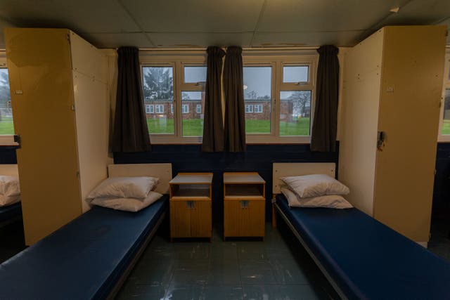 First asylum seekers moved into former army camp in East Sussex under ...