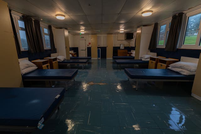First asylum seekers moved into former army camp in East Sussex under ...