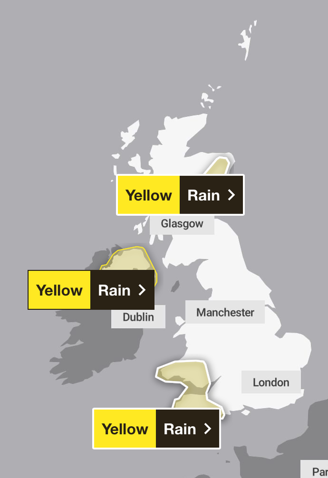 Storm Ingrid map: Where snow and heavy rain are set to hit this weekend ...