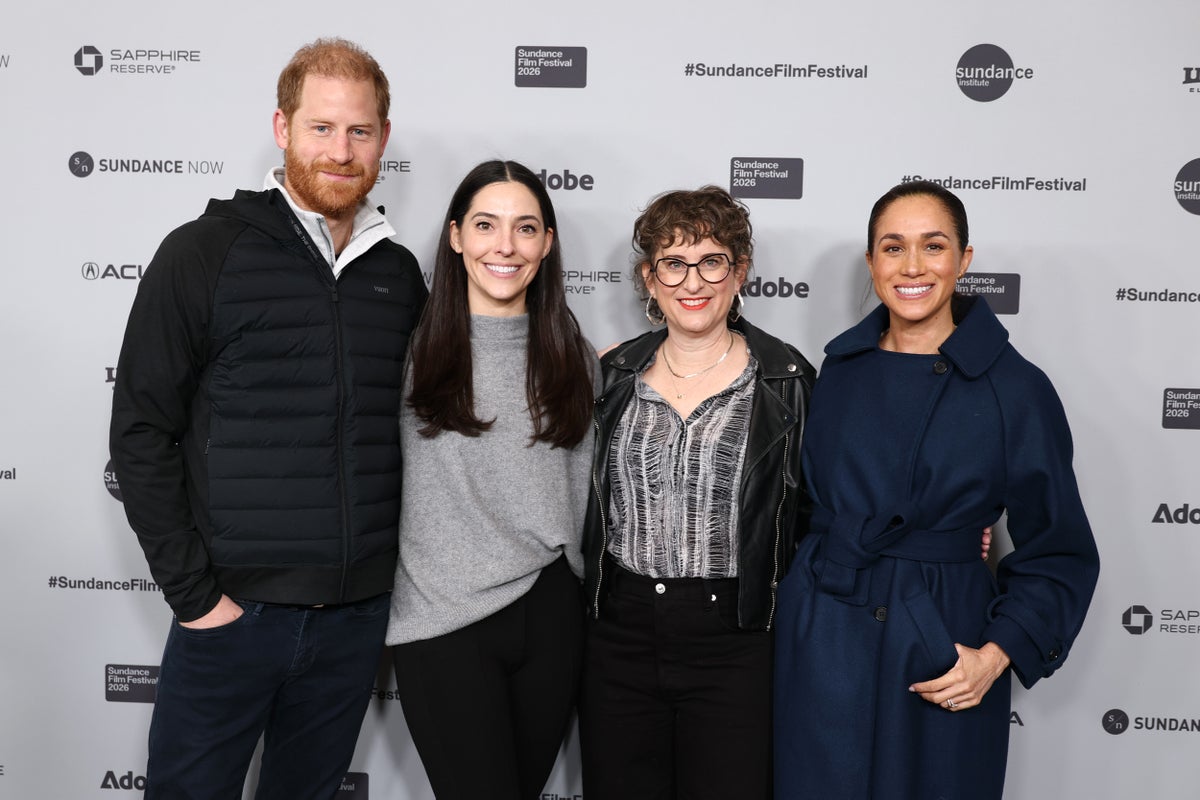 Harry and Meghan Markle hit the red carpet at Sundance Film Festival ...