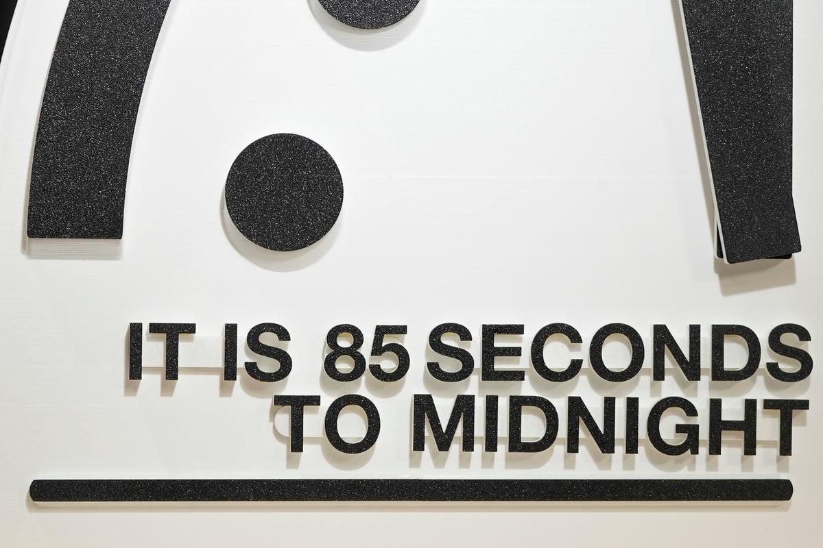 Watch as Doomsday Clock moves closer to armageddon than ever | The ...