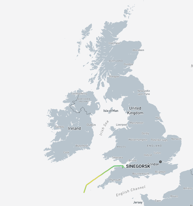Russian cargo ship anchors over trans-Atlantic cables in Bristol ...