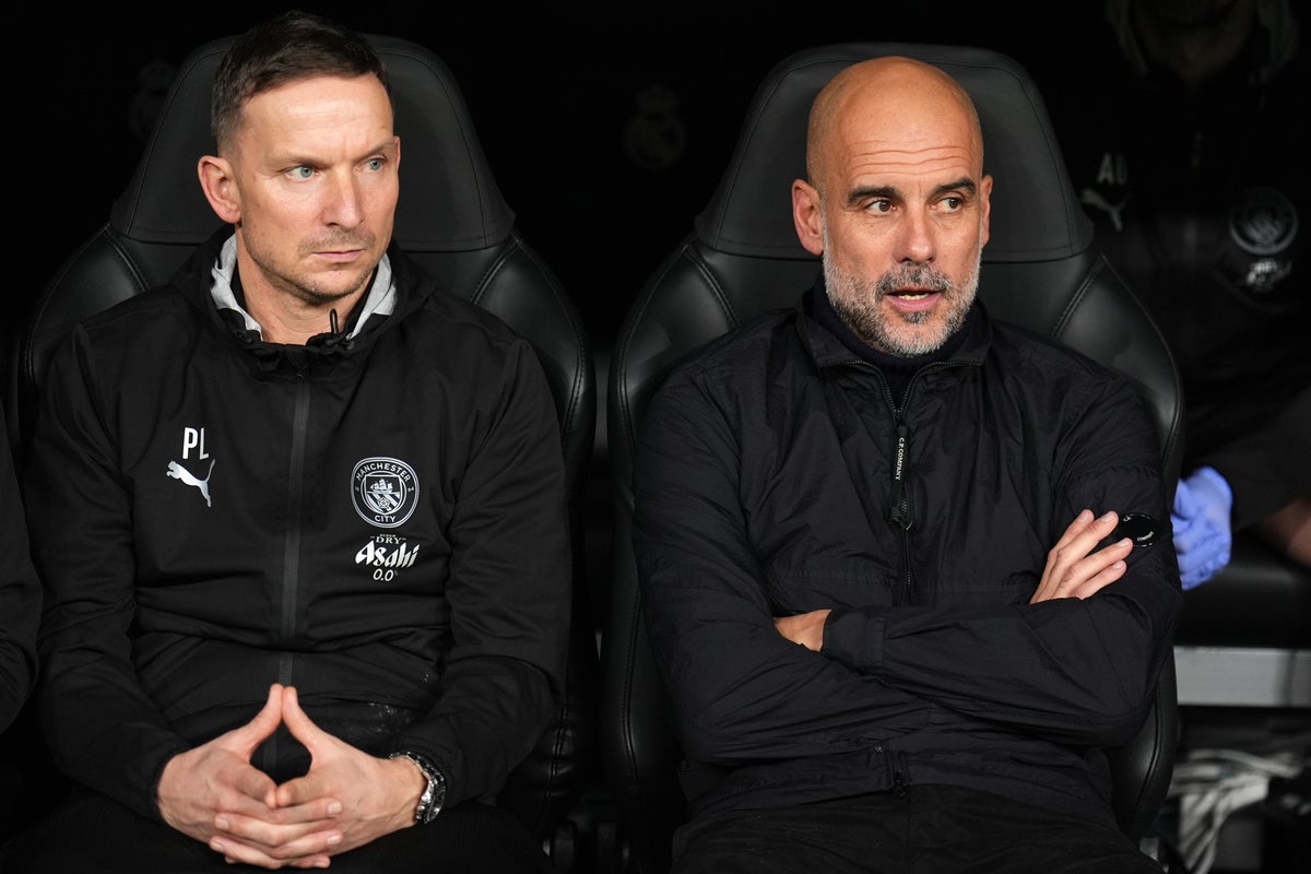 Lijnders explains Pep Guardiola’s surprise absence at press conference ...