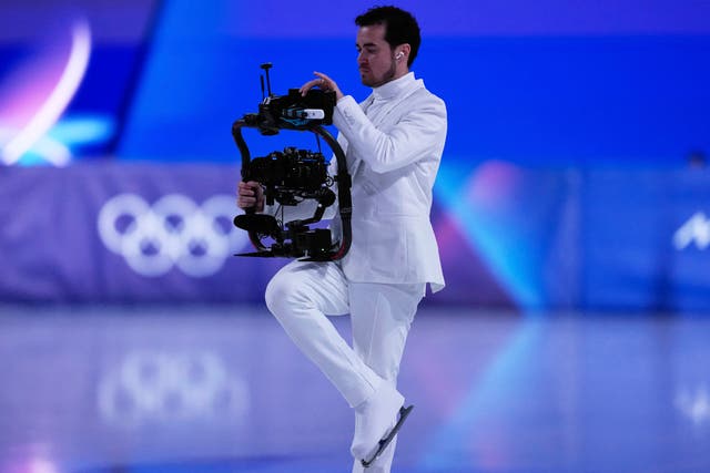 Meet the first camera operator to skate on ice at Winter Olympics | The ...