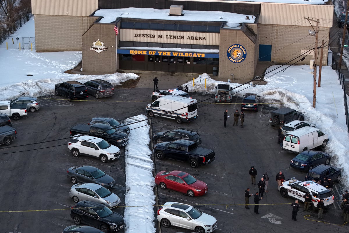 Suspected identified after gunman kills two in shooting at hockey rink ...