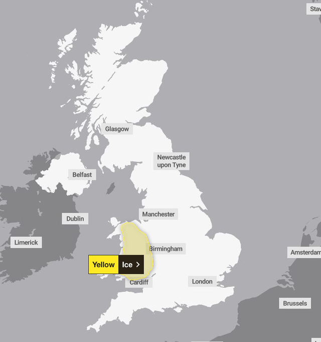 Storm Pedro map: Where snow and ice will hit UK this week | The Independent