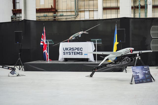 Ukraine opens first drone production factory in UK | The Independent