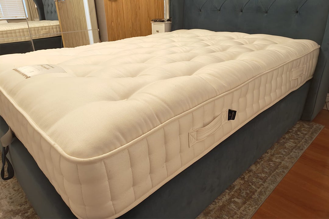 This Harrison Spinks pocket mattress gives comfort for front, side and ...