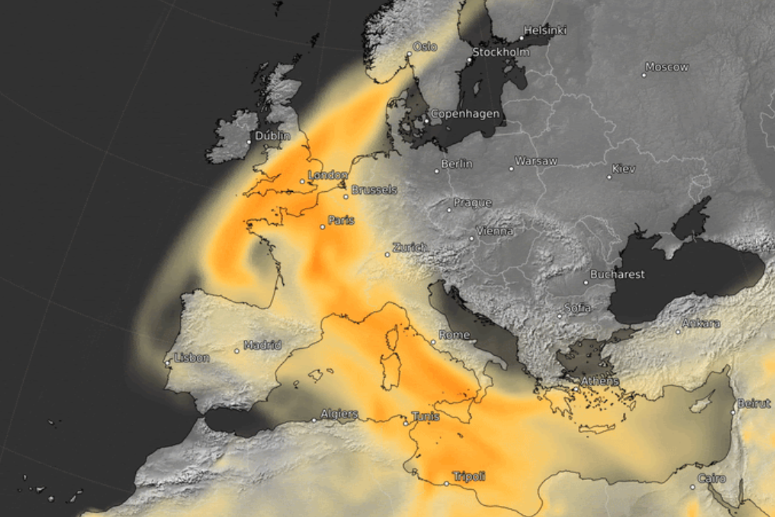 ‘Intense’ Saharan dust storm to sweep into Europe this week and bring ...