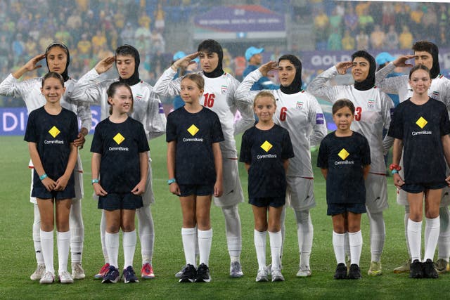 Iran women’s football team branded ‘wartime traitors’ for refusing to ...