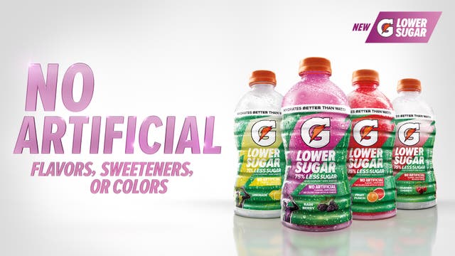 Bye-bye Red 40: Gatorade phases out artificial colors for new lower ...
