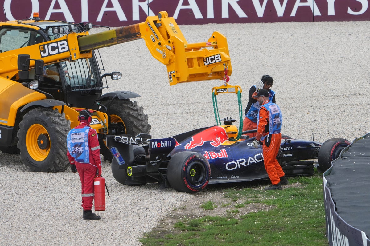 Australian Grand Prix: Max Verstappen’s shock crash at qualifying | The ...