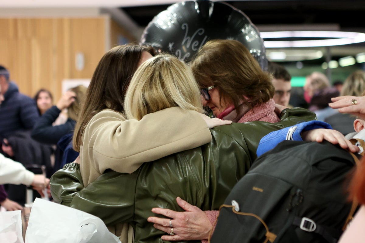 Families reunited after chartered flight arrives from Oman amid Middle ...
