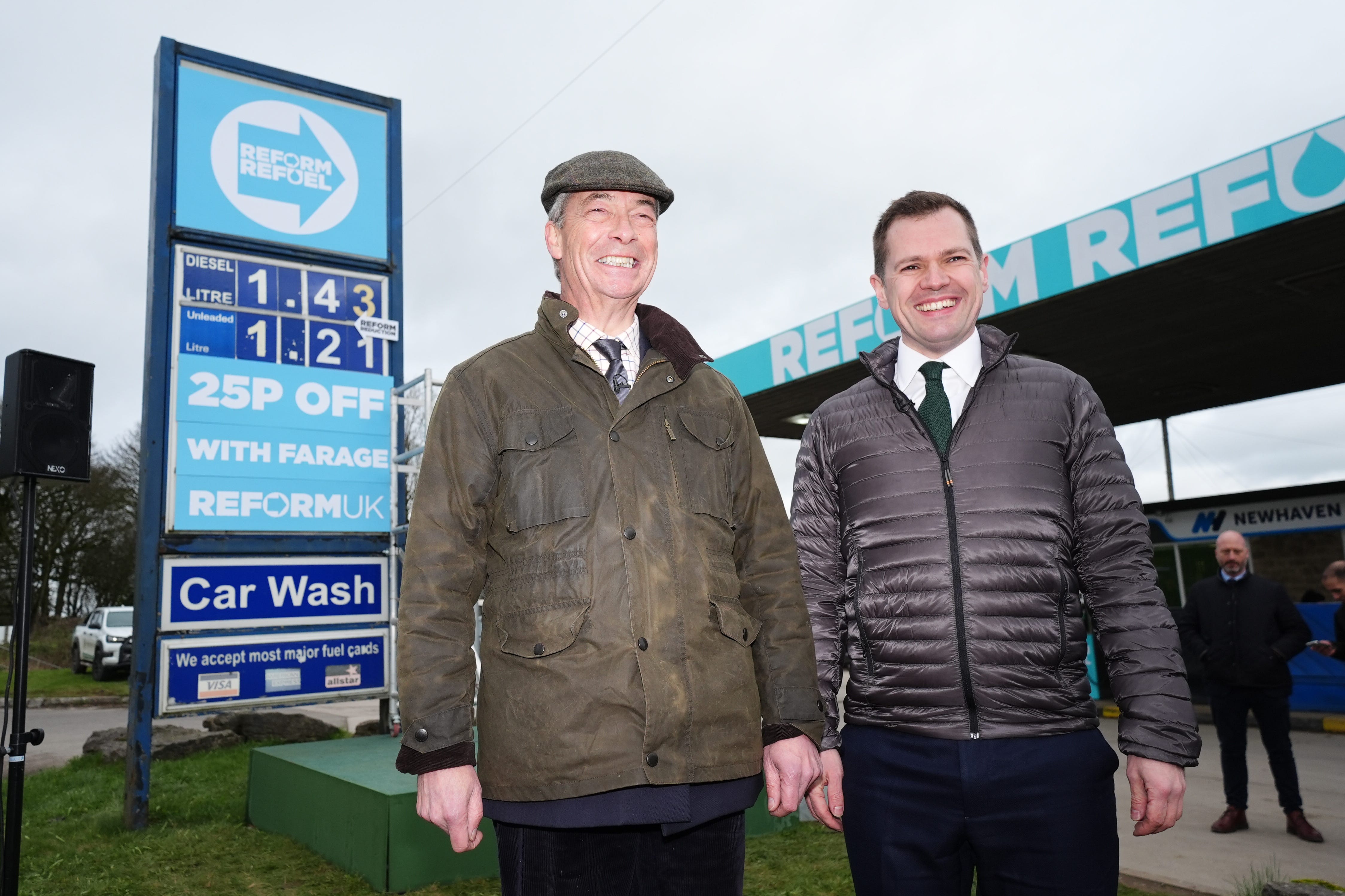 Nigel Farage vows to reverse fuel duty increase in Reform petrol ...