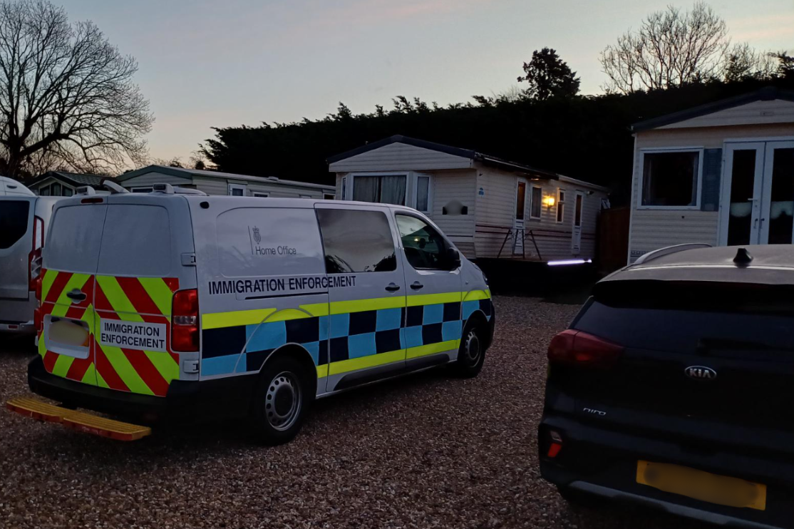 Migrants suspected of working illegally as delivery riders arrested in ...