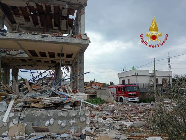 Three rushed to hospital after gas explosion tears through apartments ...