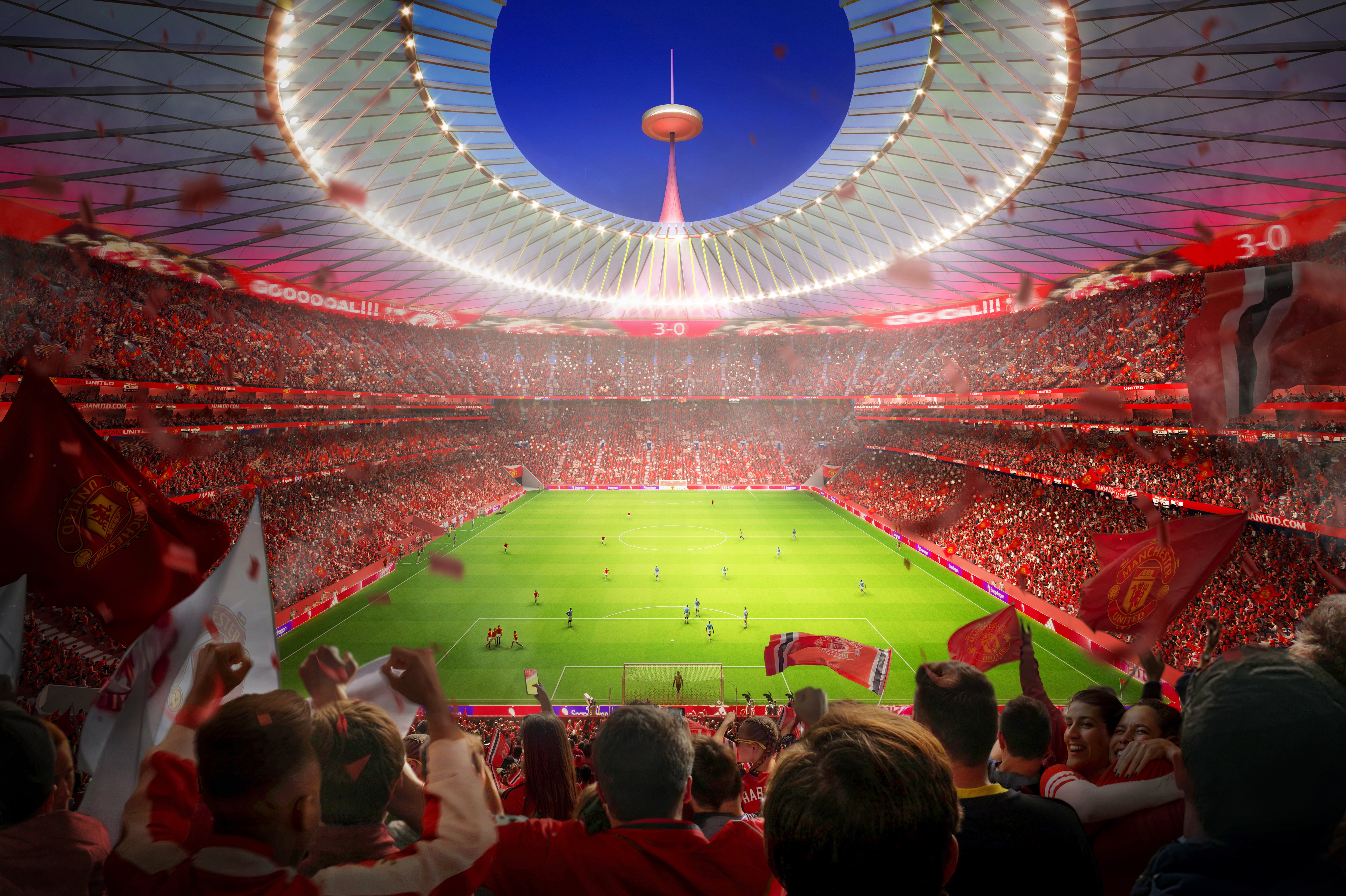 Man United give fresh update on proposed new 100,000-capacity stadium ...