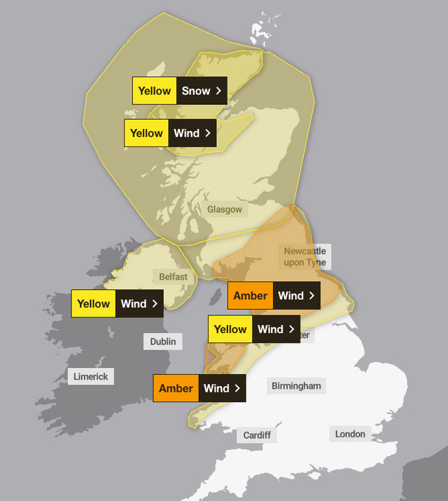 UK weather mapped: Storm Dave to hit with 80mph winds over Easter bank ...