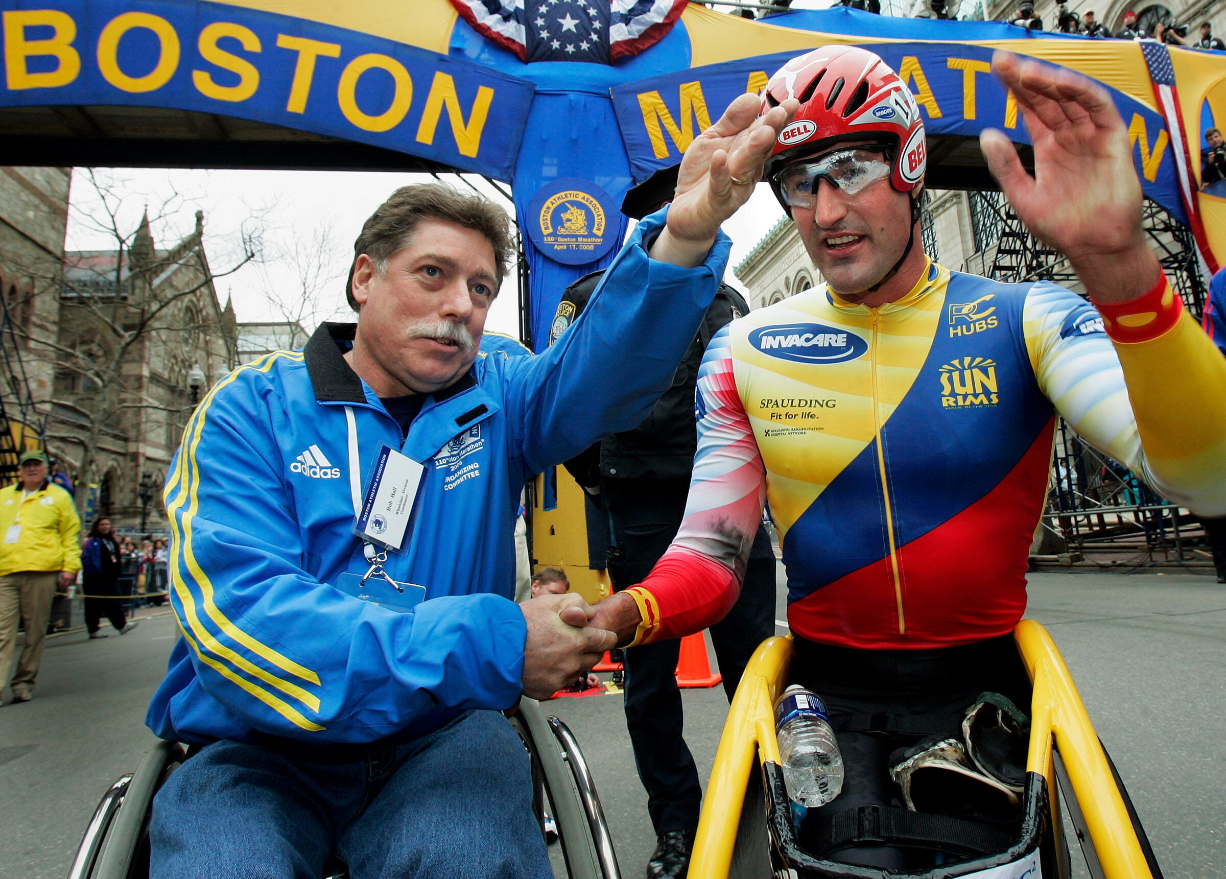 Bob Hall, the father of wheelchair racing and a 2-time winner of the ...