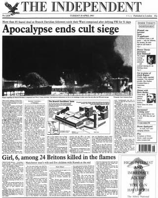 This Week in History: Columbine, apocalypse in Texas, and the loss of a ...