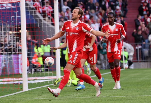 Harry Kane clinches second Bundesliga title with 56th goal of season ...